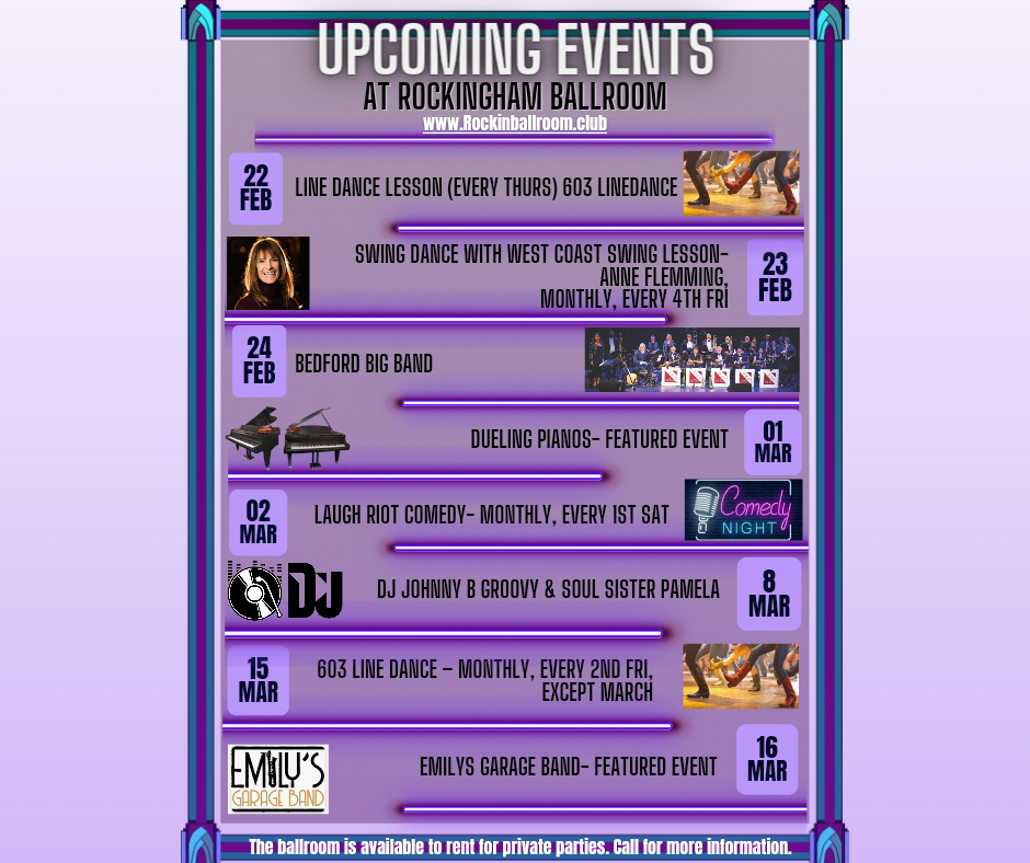 Rockin(gham) Ballroom -Event Center and Dance Hall | Rockin(gham) Ballroom